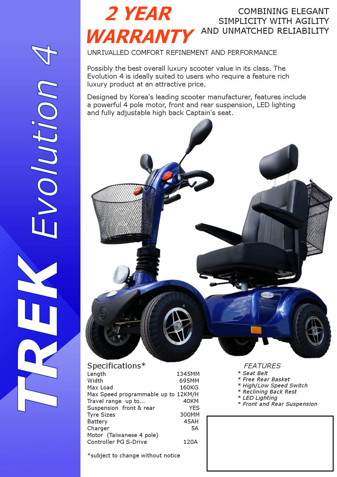 TREK EVOLUTION 4 – Shopify
